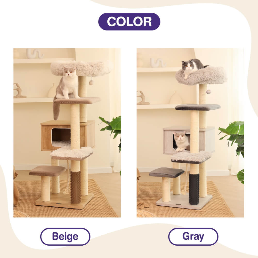 คอนโดแมว Catry รุ่น Cat Tree Casio สีเทา