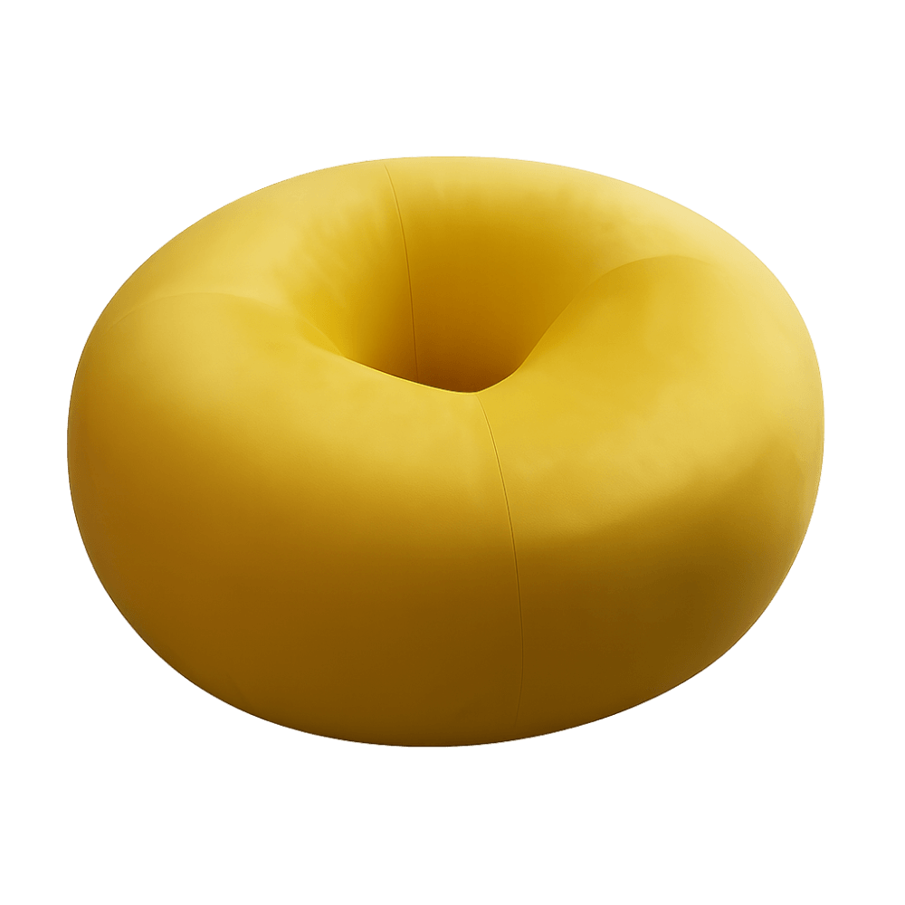 เก้าอี้สตูล RENITA HOME รุ่น DONUT STOOL สีเหลือง