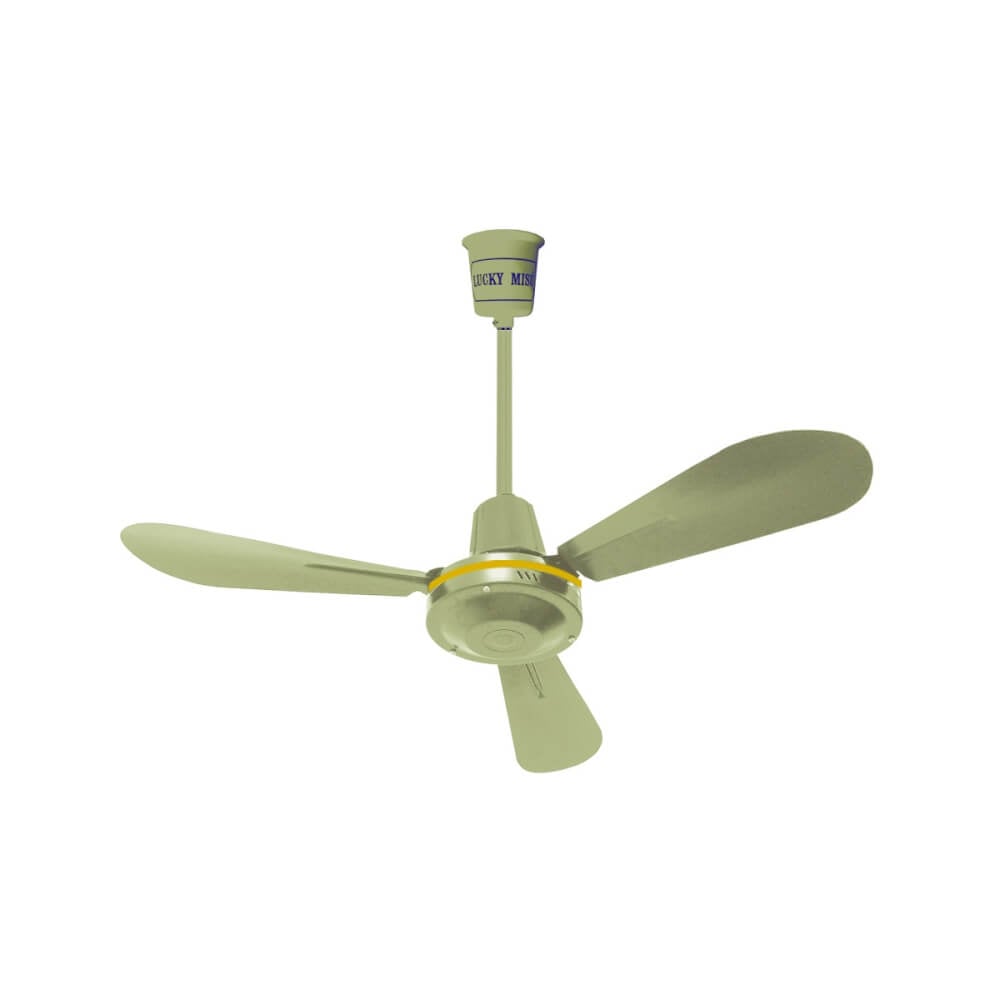 พัดลมติดเพดาน ขนาด 36 นิ้ว ลัคกี้มิตซู รุ่น LM36 สีเขียว (รุ่นลมแรง ...
