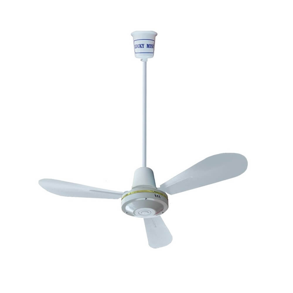 พัดลมติดเพดาน ขนาด 36 นิ้ว ลัคกี้มิตซู รุ่น LM36 สีขาว (รุ่นลมแรง ...