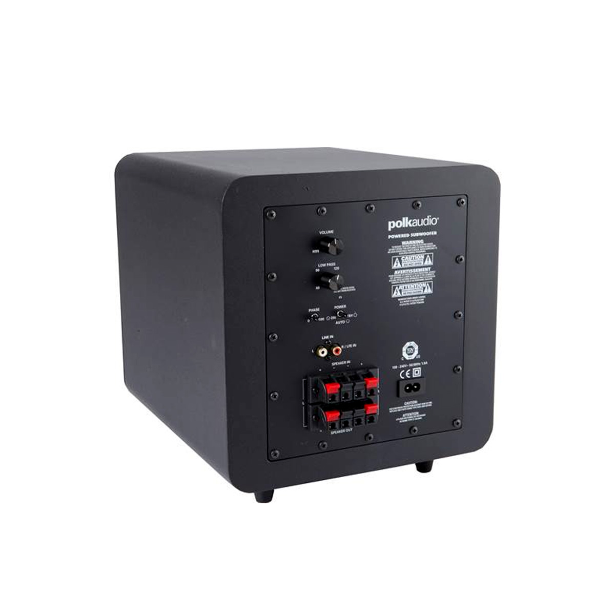 ตู้ลำโพงซับวูฟเฟอร์ POLK PSW 111 ขนาด 8 นิ้ว 300 วัตต์ สีดำ