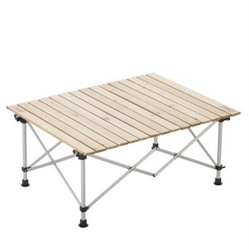 โต๊ะพับแคมป์ปิ้ง Coleman JP Natural Wood Roll Table 110 23501
