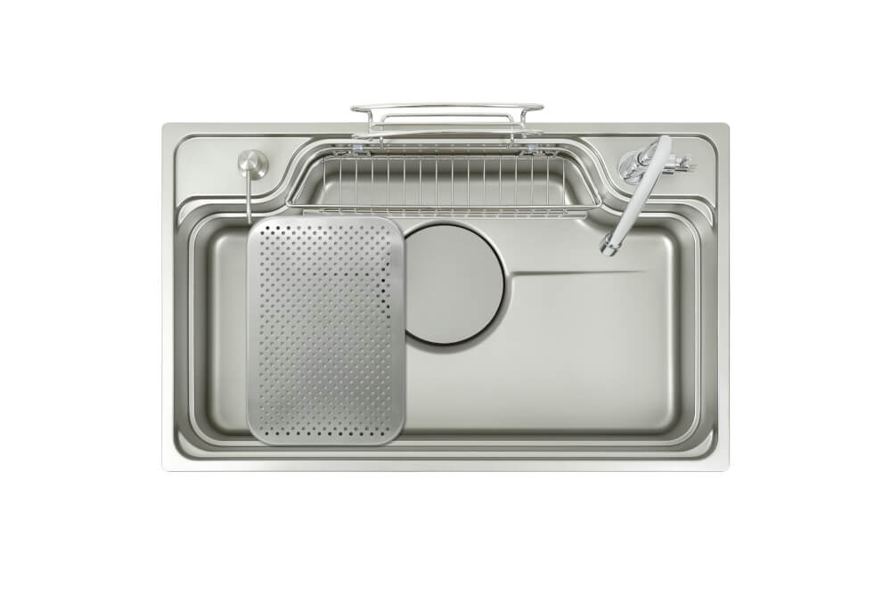 ซิงค์ล้างจานสแตนเลส 1 หลุม EVE JUMBO PLUS 780/480 ขนาด 78 ซม. สีเงินสเ ...