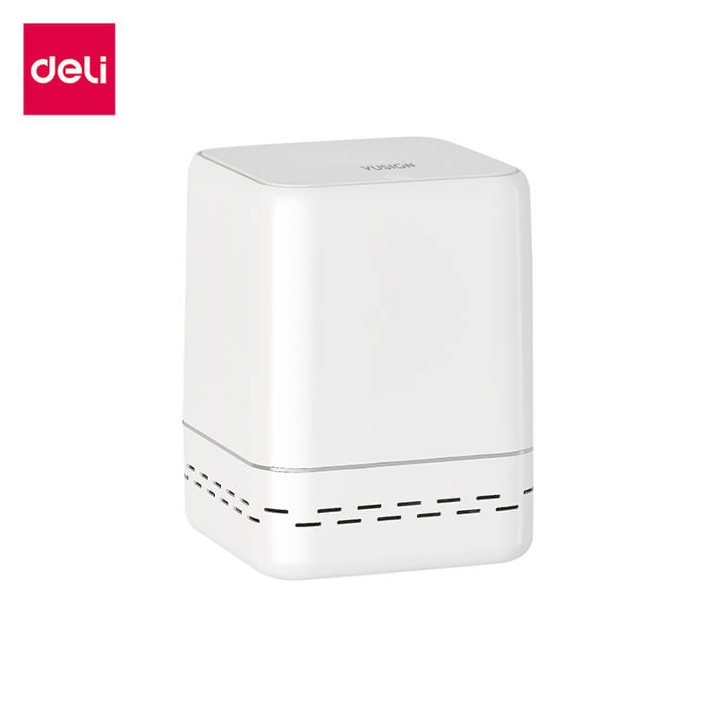 ถังขยะแบบฝากด DELI VS1128-WH-01 สีขาว ขนาด 23X23X30 CM