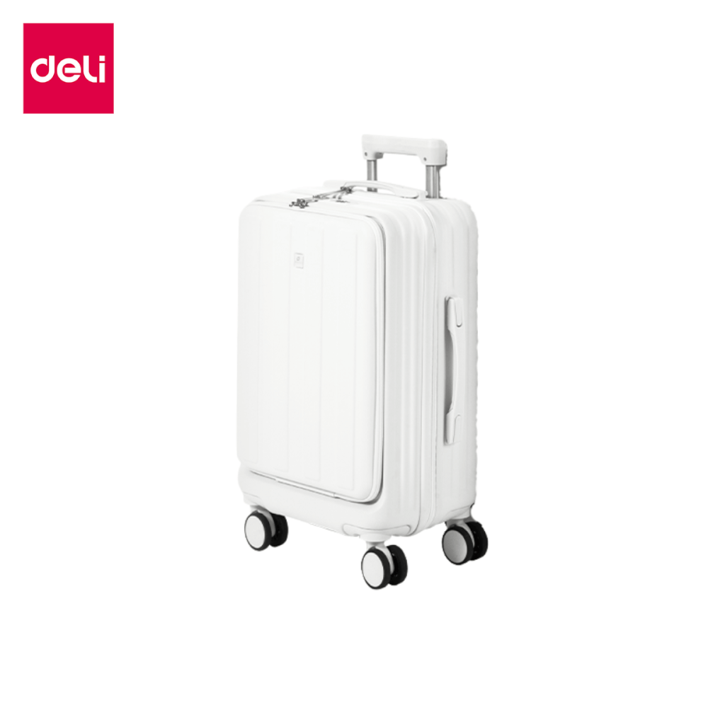 กระเป๋าเดินทางล้อลาก DELI EH1054-WH-20-01 20นิ้ว สีขาว