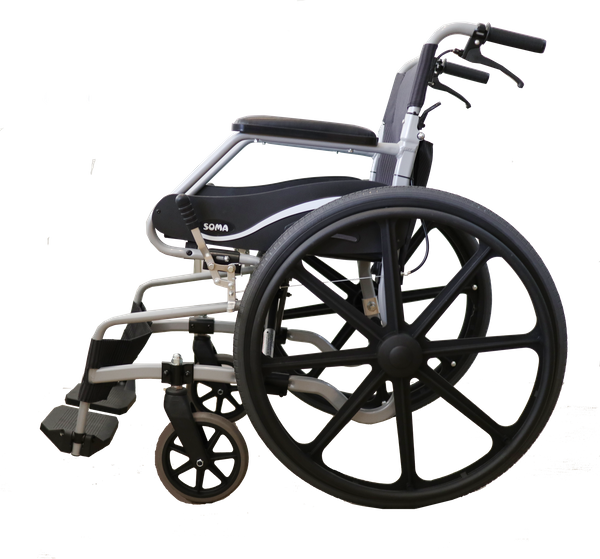 รถเข็นวีลแชร์ โซม่า พับได้ SM-150.3WB ล้อ 24 นิ้ว