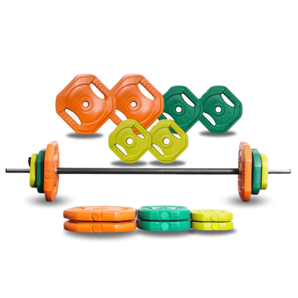 ชุดบาร์เบลยกน้ำหนัก Homefittools 20 kg