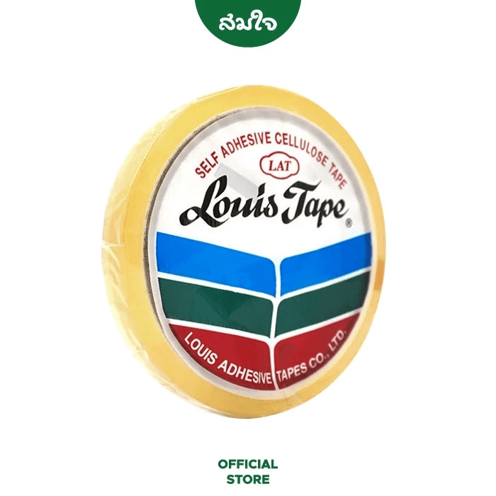 เทปใส LOUIS TAPE (หลุยส์) 1นิ้ว x 36หลา