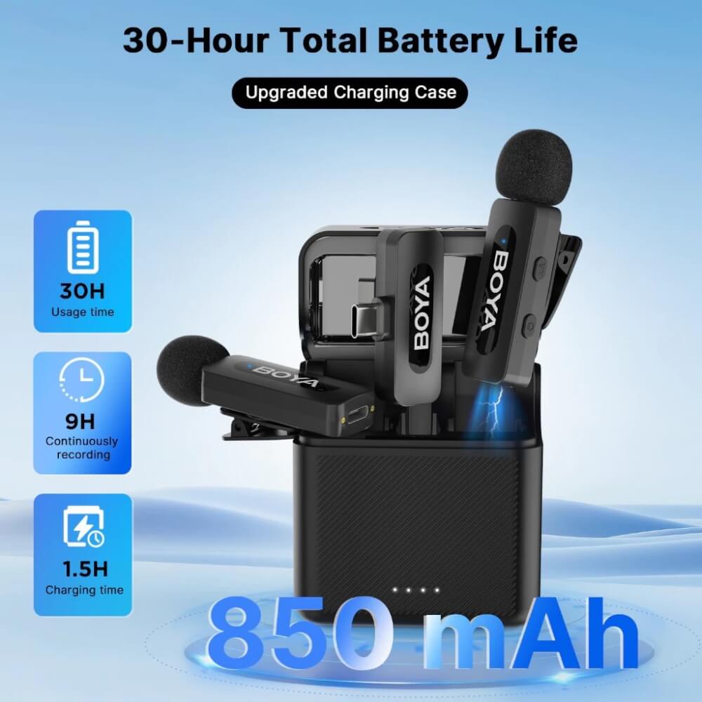 ไมโครโฟนไร้สาย BOYA MICROPHONE BOYA BY-V35