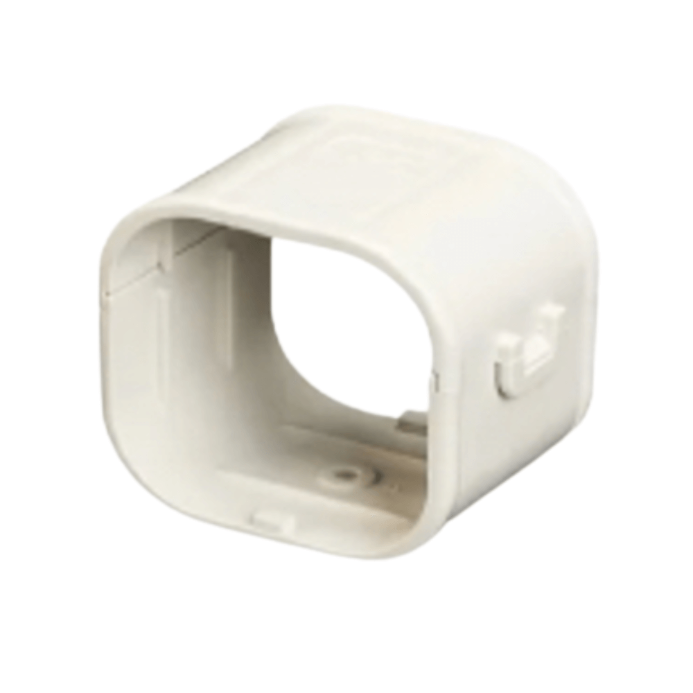 อุปกรณ์ข้อต่อตรง รางครอบท่อแอร์ UJ-75 (75 มม.) JOINT UPC UPVC DUCT LINER