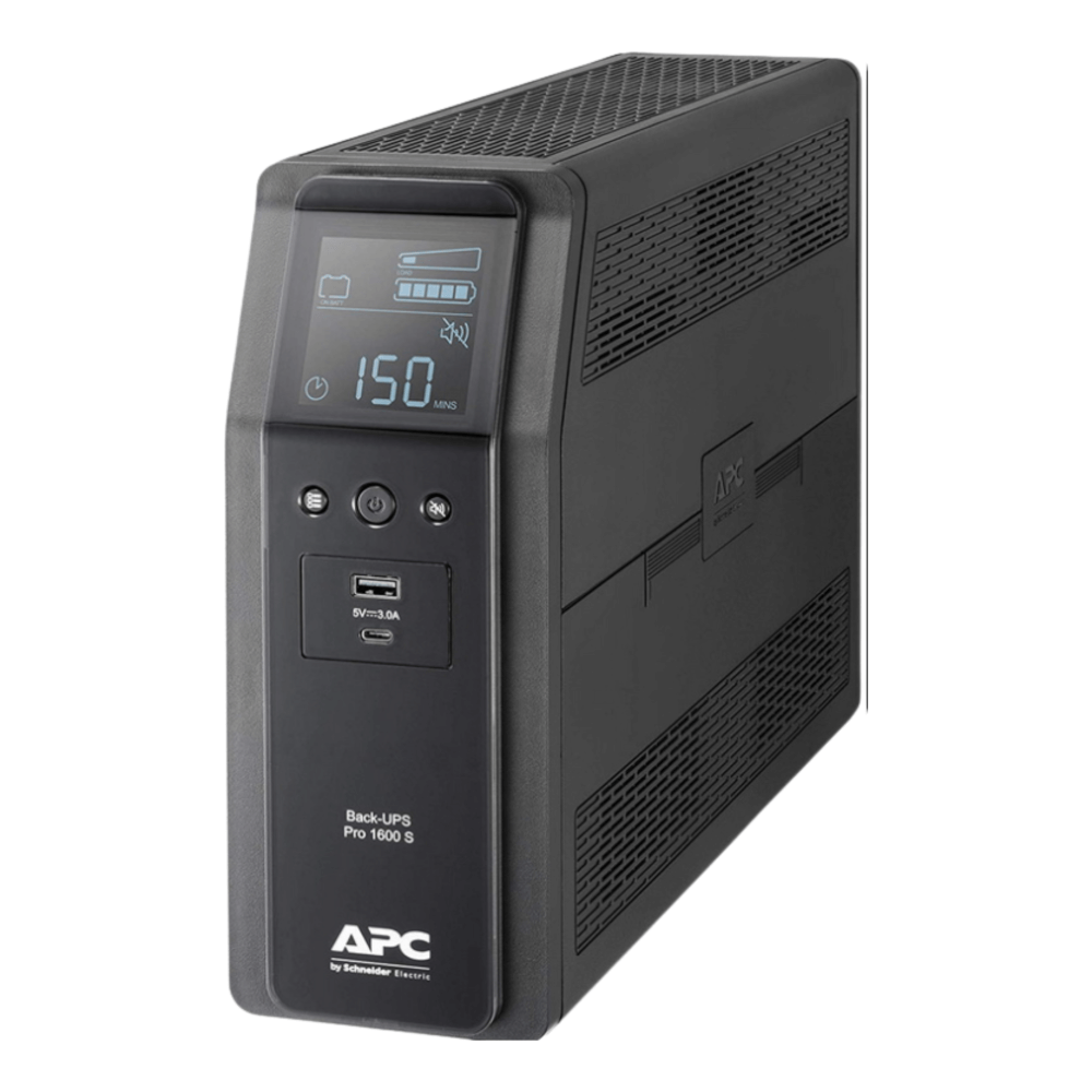 เครื่องสำรองไฟฟ้า APC 1600VA 960 วัตต์ รุ่น BR1600SI-3Y EASY UPS 8 ช่อง ...