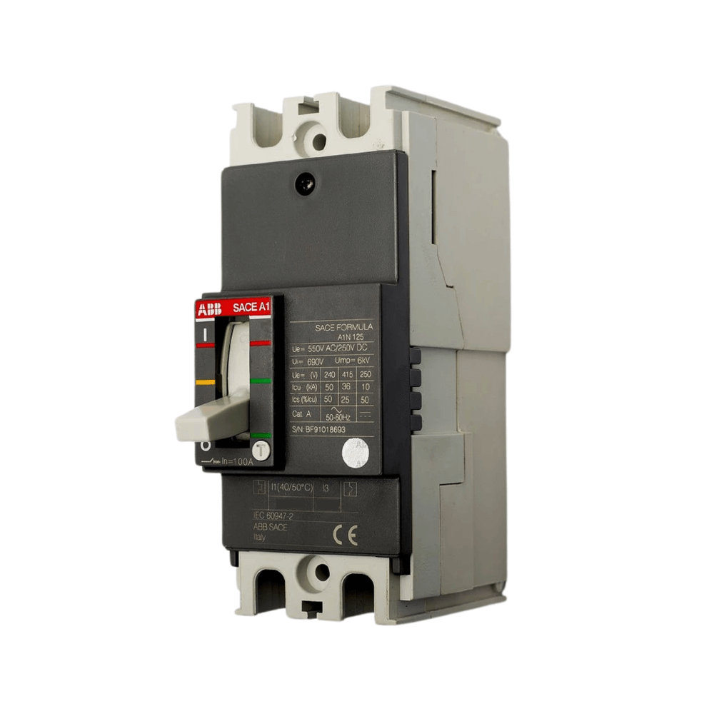 โมลเคสเซอร์กิตเบรกเกอร์ 60 แอมป์ 2 โพล (36KA) ABB MCCB A1N 125 TMF