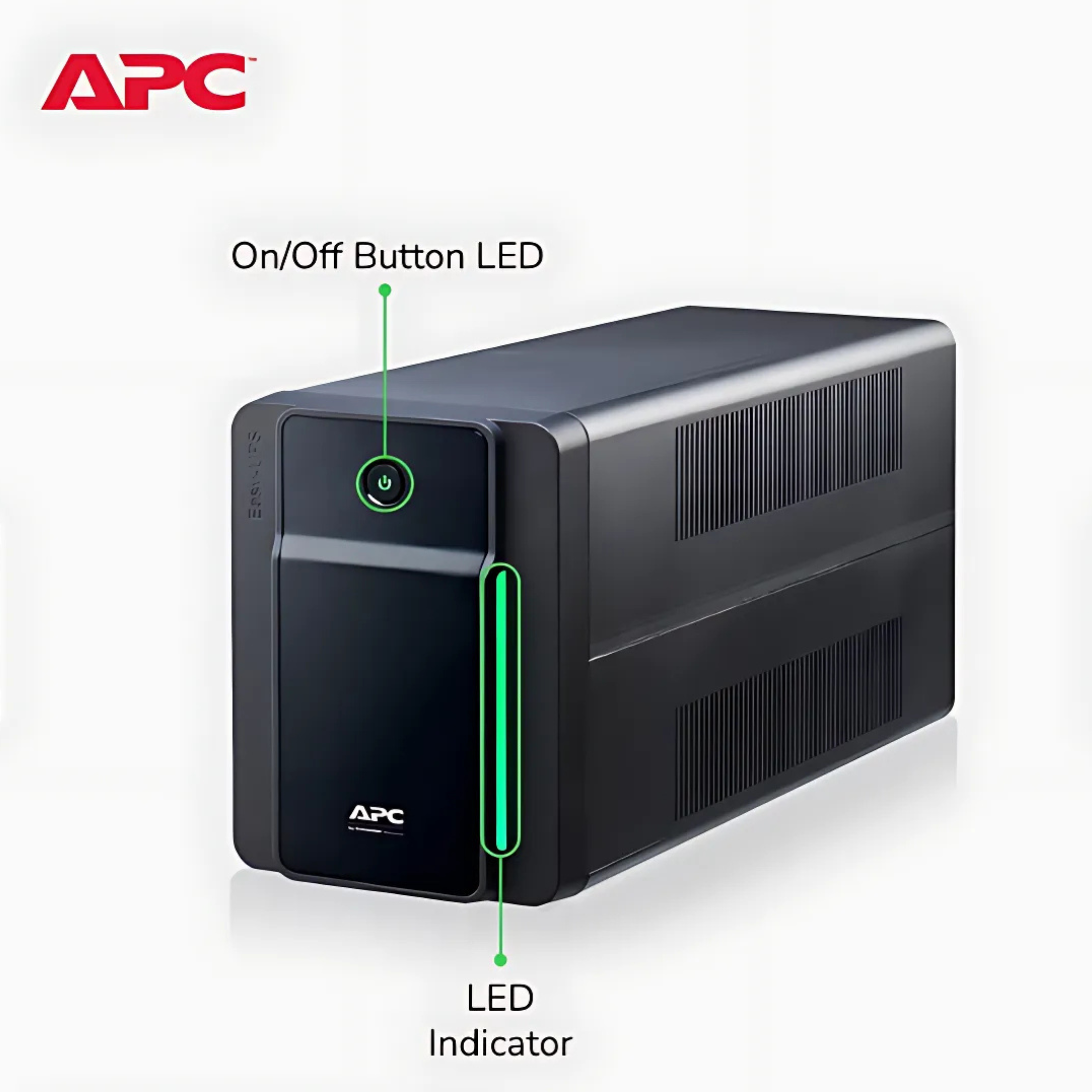 เครื่องสำรองไฟฟ้า APC 950VA 520 วัตต์ รุ่น BX950MI-MS EASY UPS 4 ช่อง ...