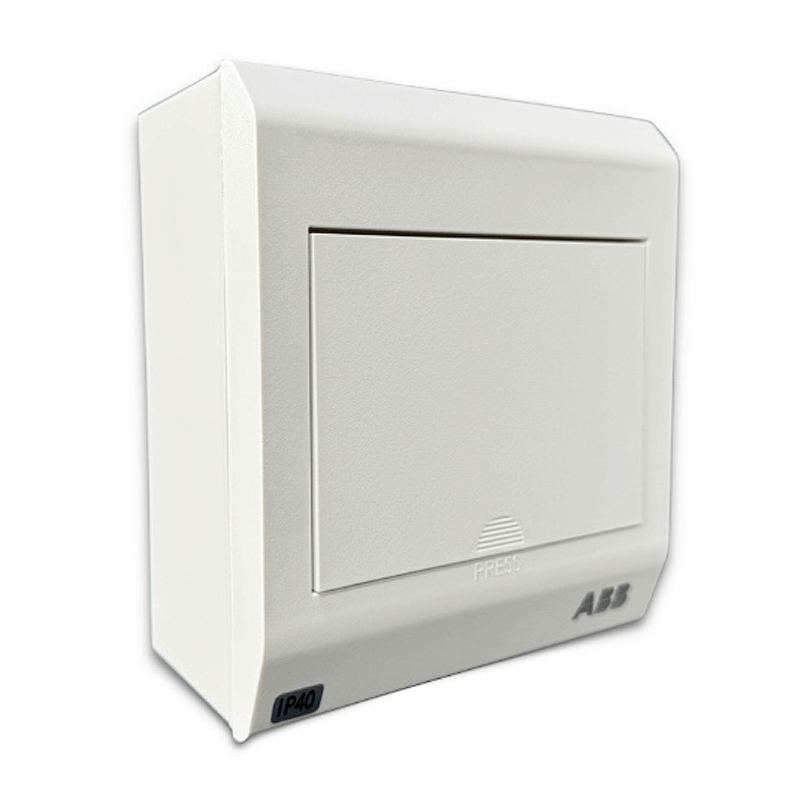 กล่องใส่เบรกเกอร์ 4 ช่อง ABB PSC104 Consumer Unit IEC IP40 Plastic Box ...