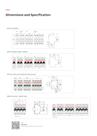 เซอร์กิตเบรกเกอร์ 20 แอมป์ 3 โพล 6kA ABB SH203-C20