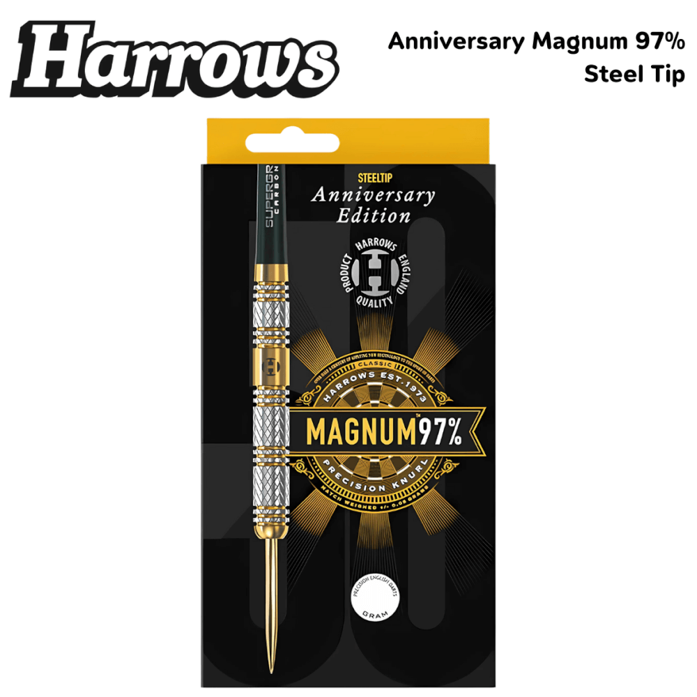 ลูกดอกปาเป้า HARROWS ANNIVERSARY MAGNUM STEEL DARTS 23G