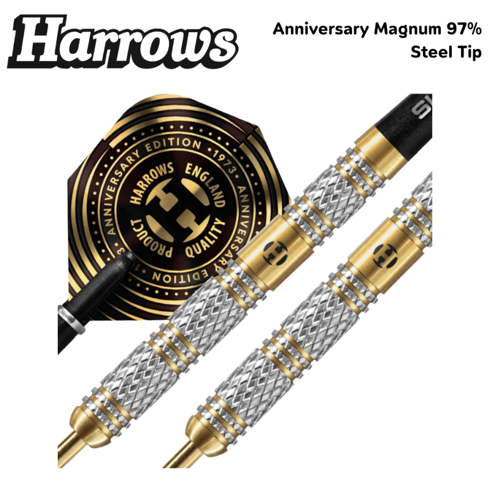 ลูกดอกปาเป้า HARROWS ANNIVERSARY MAGNUM STEEL DARTS 23G