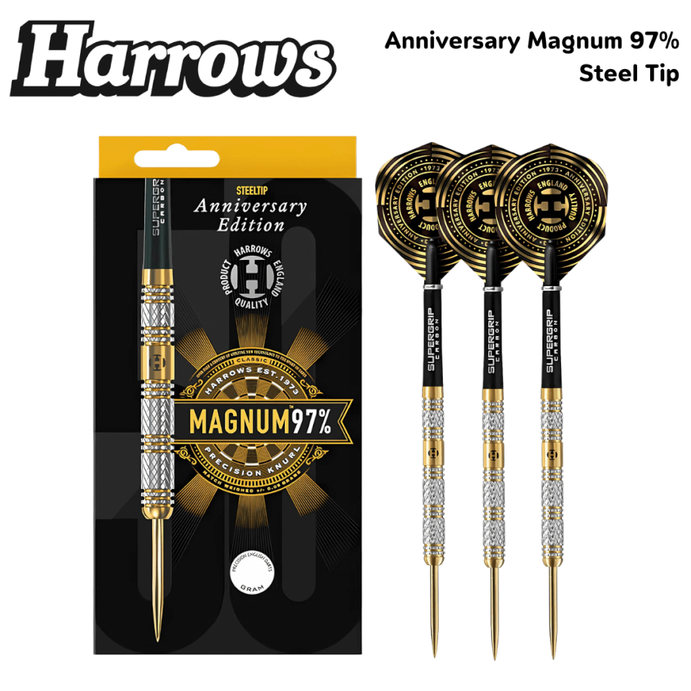 ลูกดอกปาเป้า HARROWS ANNIVERSARY MAGNUM STEEL DARTS 23G