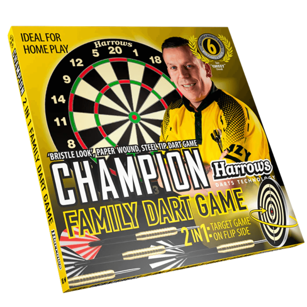 กระดานปาเป้า HARROWS FAMILY DART GAME - DARTBOARD & 6 DARTSN 18"