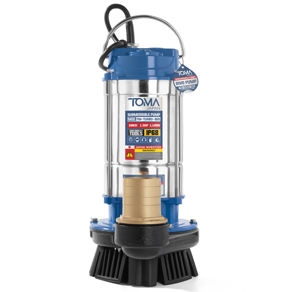 ปั๊มจุ่ม TOMA JAPAN รุ่น TM-TURBO-660 ขนาด 2 นิ้ว 1.5HP 1,100W