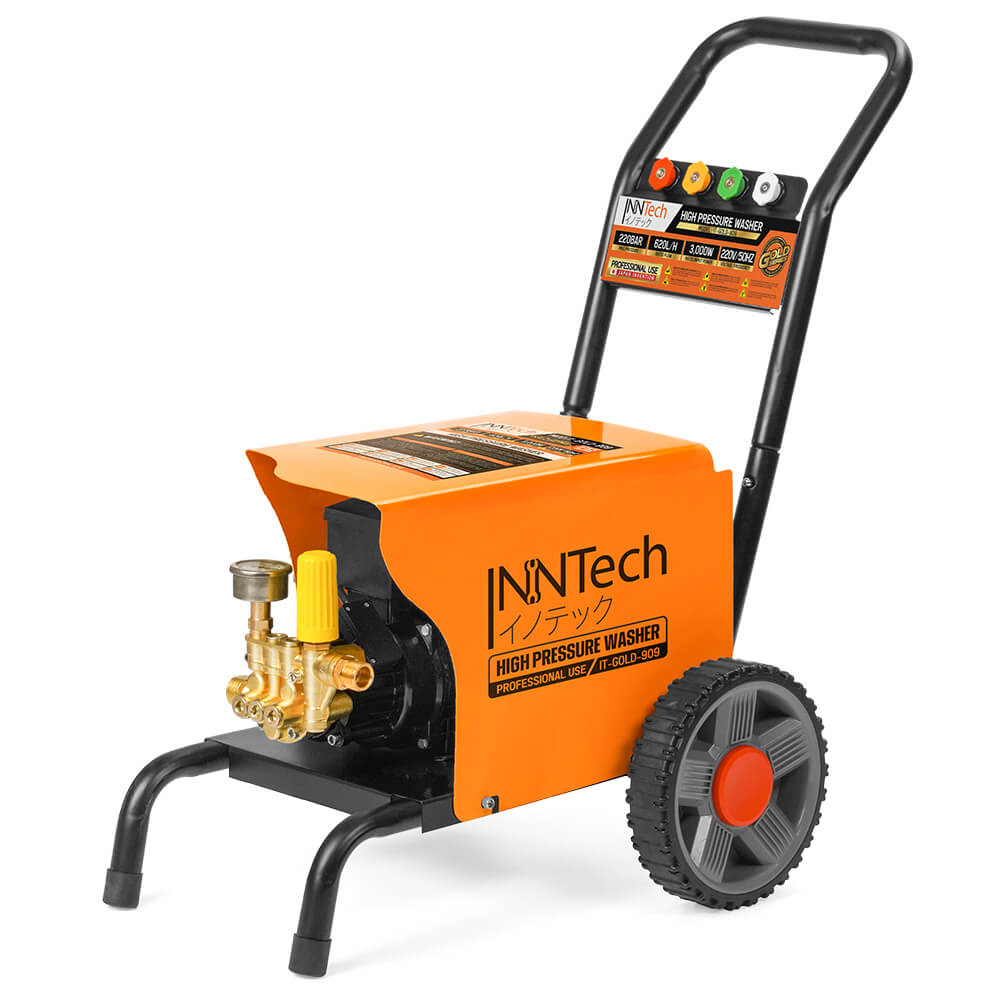 เครื่องฉีดน้ำแรงดันสูง InnTech รุ่น IT-GOLD-909 220 บาร์ 3000 วัตต์