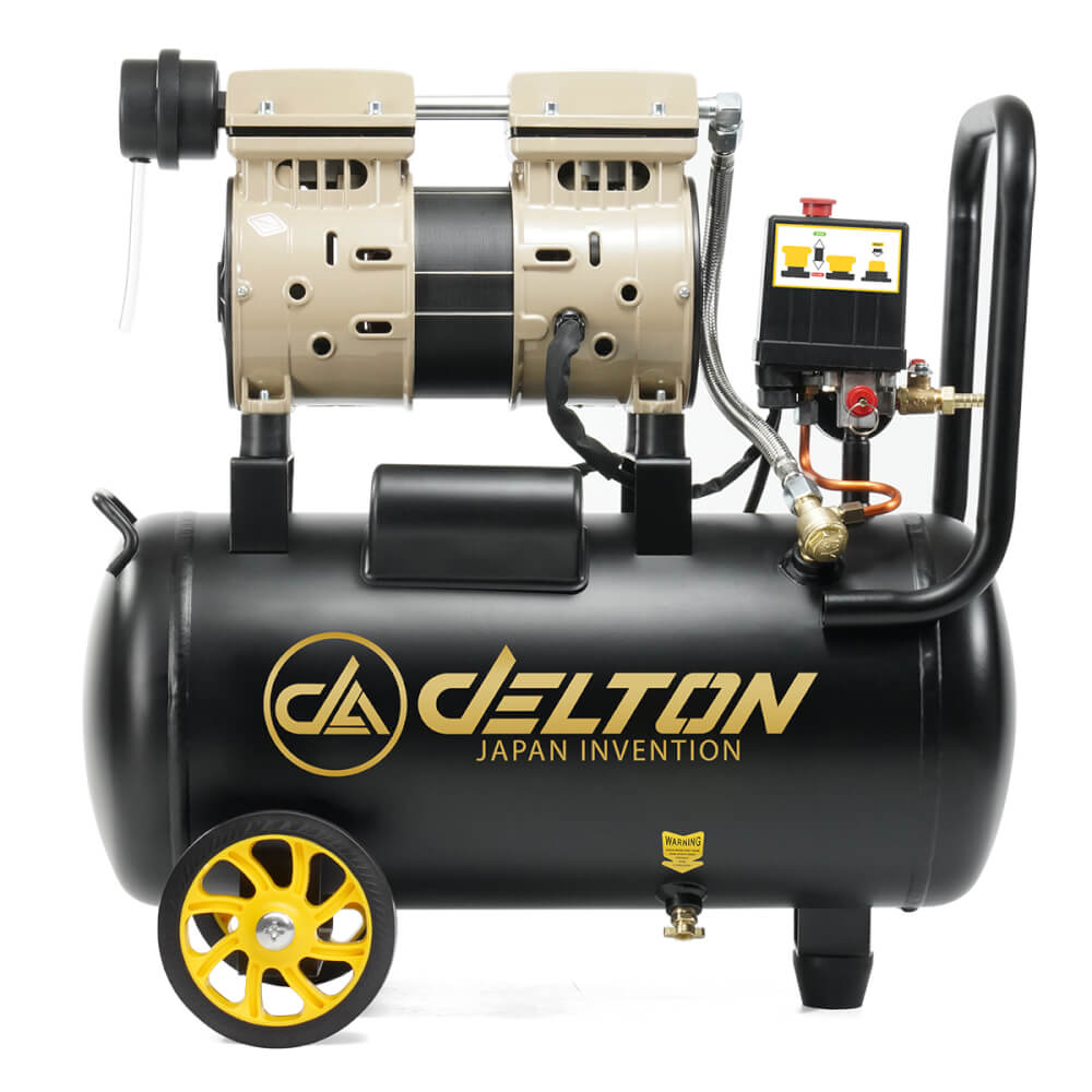 ปั๊มลม OIL FREE DELTON รุ่น FAC-30L 30 ลิตร 850 วัตต์ สีดำ