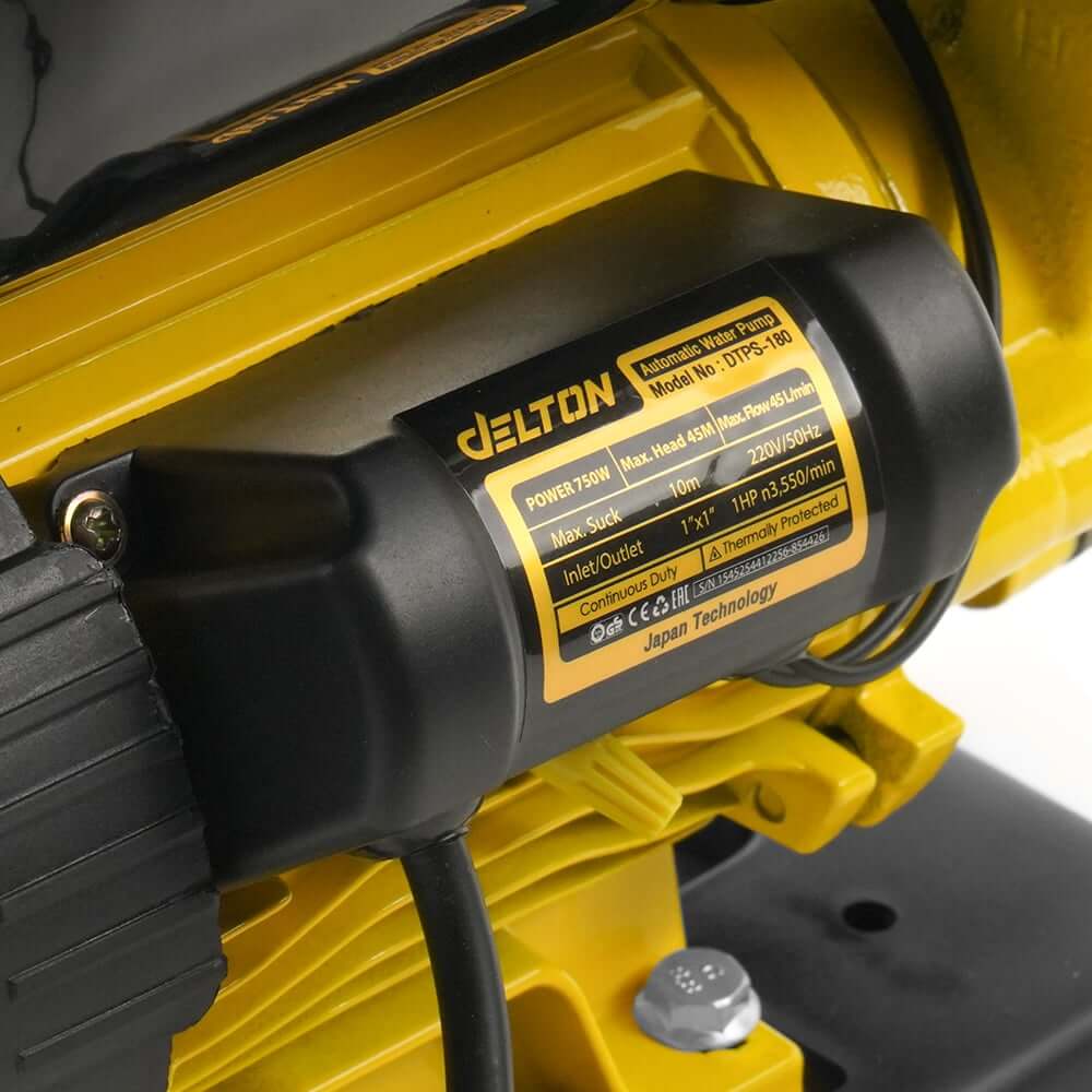 ปั๊มน้ำอัตโนมัติ DELTON รุ่น DTPS-180 PRO-X SERIES 750W