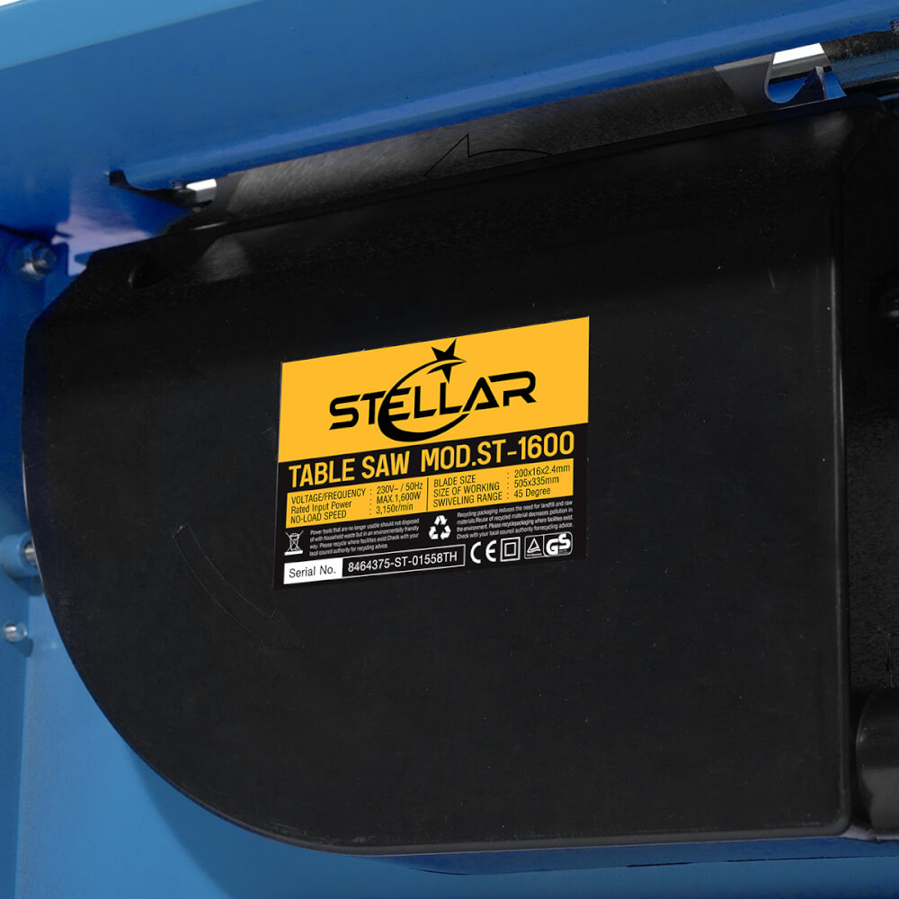 โต๊ะเลื่อยวงเดือน STELLAR รุ่น ST-1600 8 นิ้ว 1,600 วัตต์