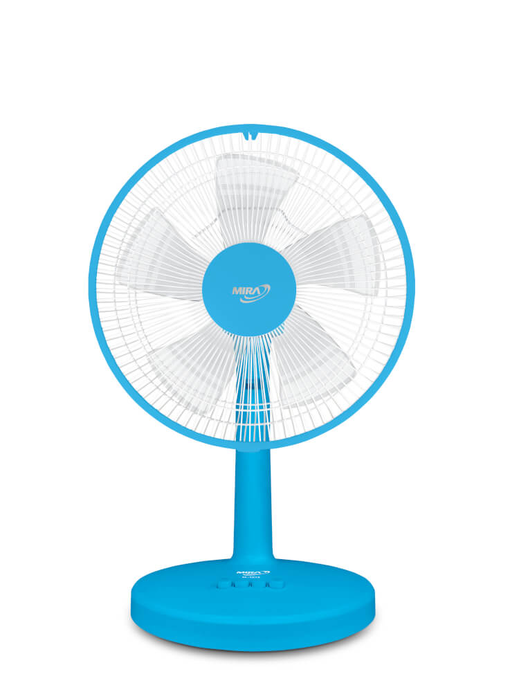 พัดลมตั้งโต๊ะ 12 นิ้ว MIRA M-1213 OCEAN BLUE