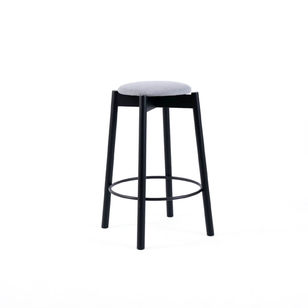 เก้าอี้บาร์ PODIUM LITE รุ่น PLUS MID STOOL สี BLACK (ถอดประกอบได้)