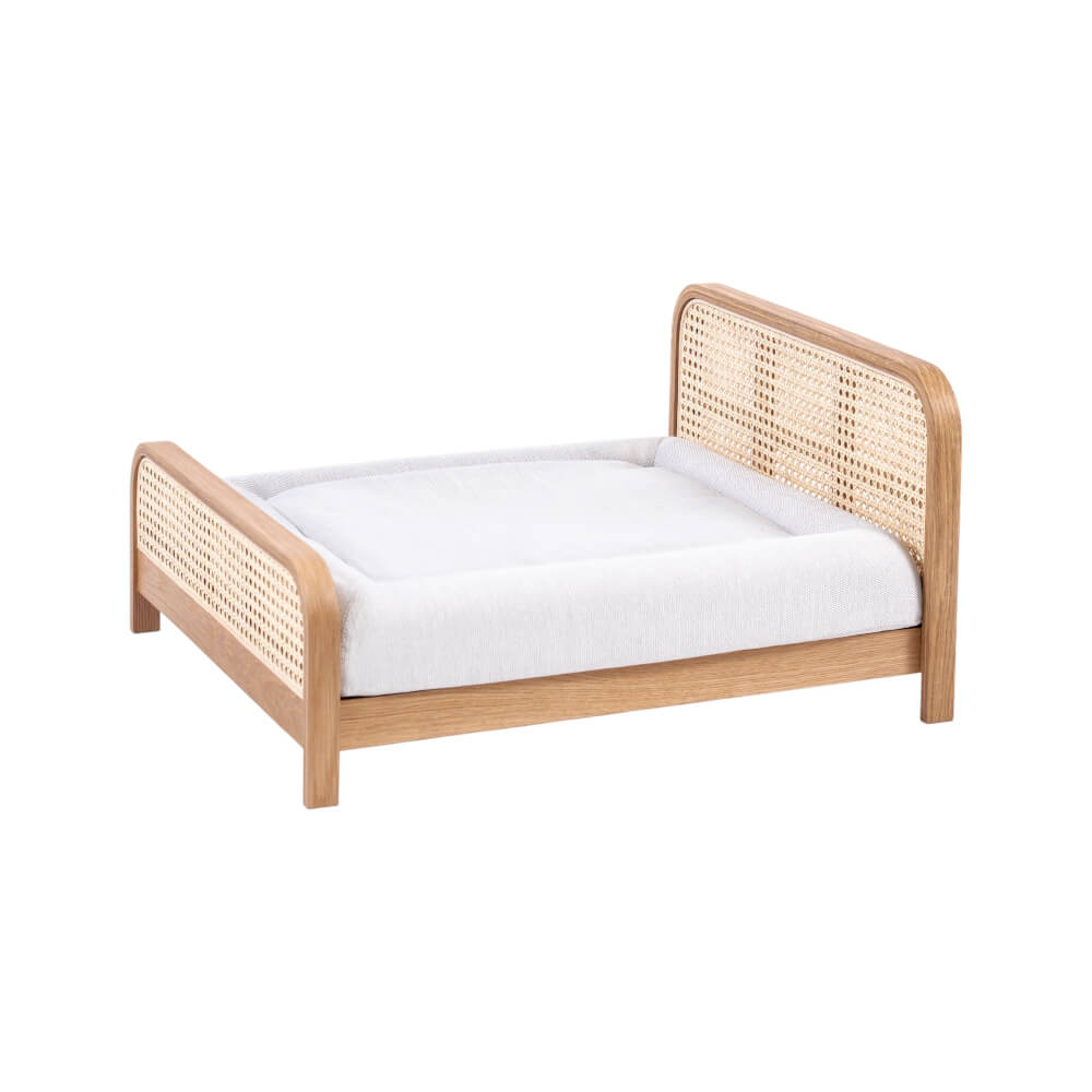 ที่นอนสัตว์เลี้ยง PODIUM PETS รุ่น CANE PET BED ขนาด 60X65X34 ซม. สีไม้ ...