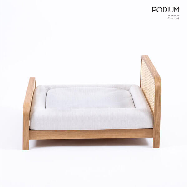ที่นอนสัตว์เลี้ยง PODIUM PETS รุ่น CANE PET BED ขนาด 60X65X34 ซม. สีไม้ ...