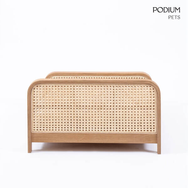 ที่นอนสัตว์เลี้ยง PODIUM PETS รุ่น CANE PET BED ขนาด 60X65X34 ซม. สีไม้ ...